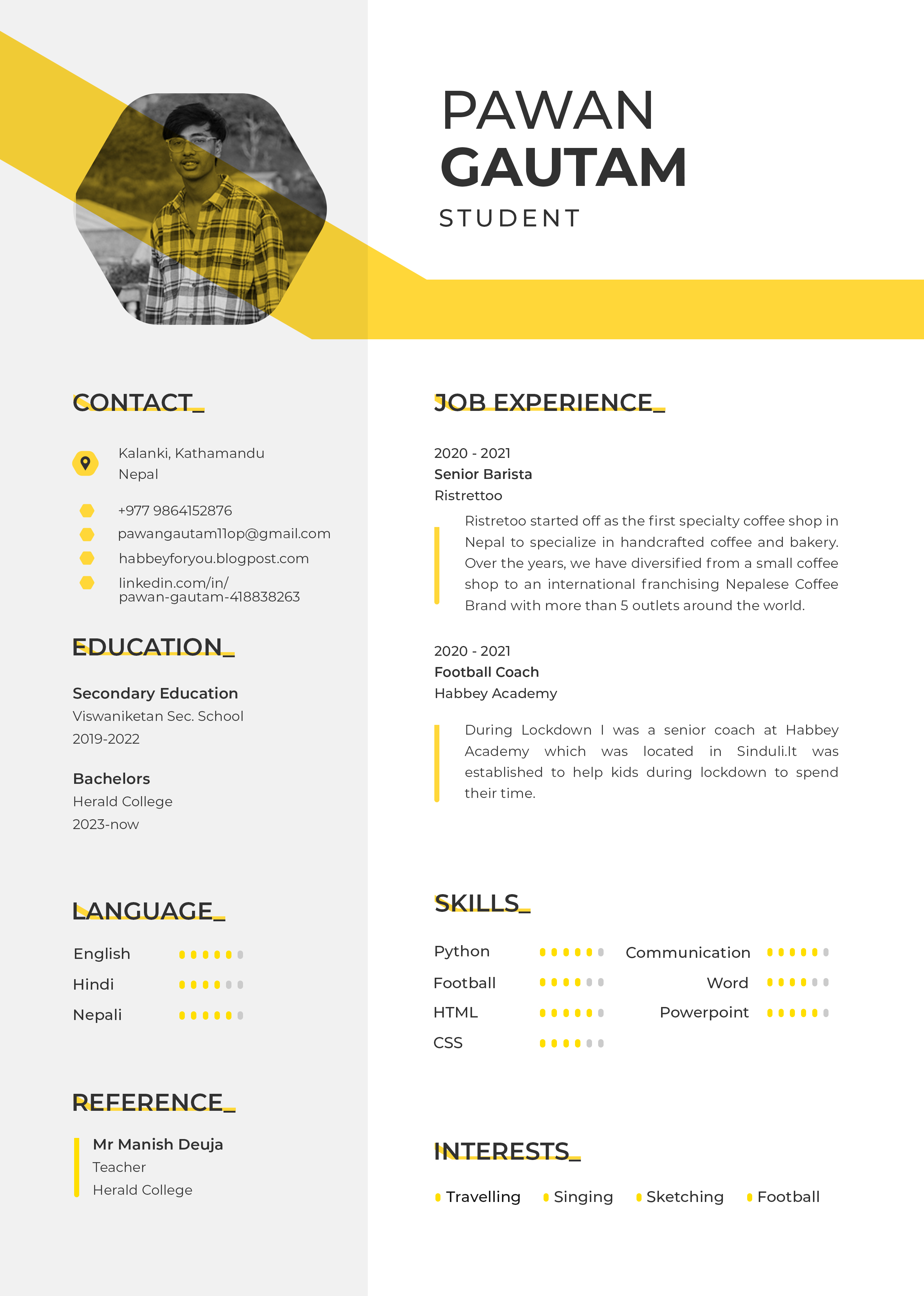 Personle Portfolio Website